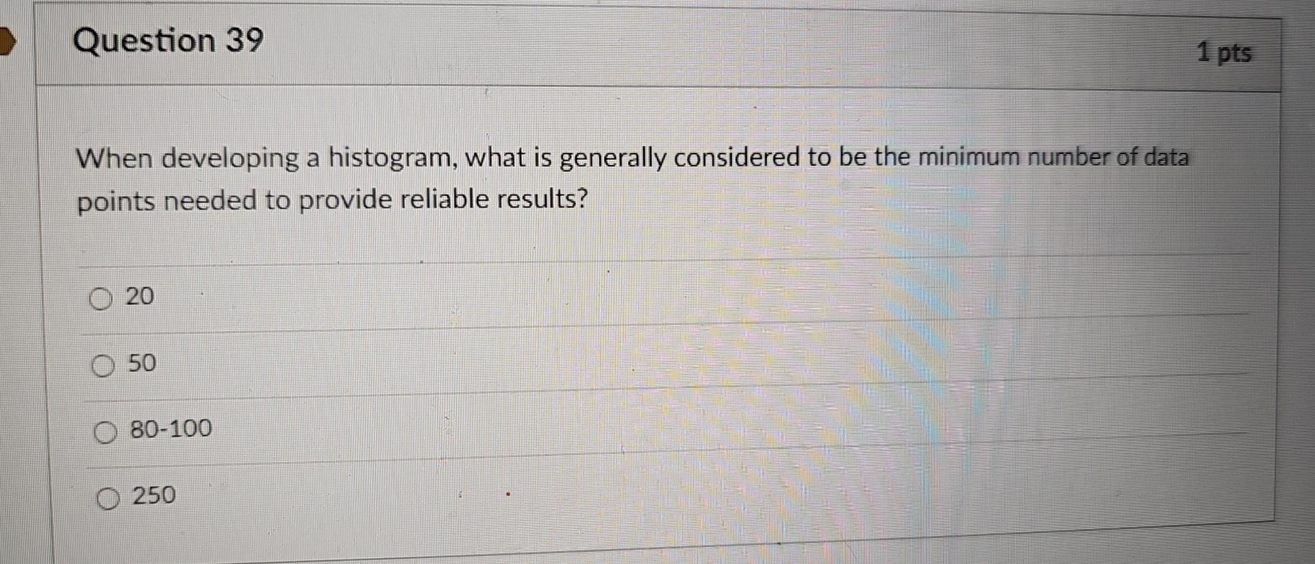Solved When developing a histogram, what is generally | Chegg.com