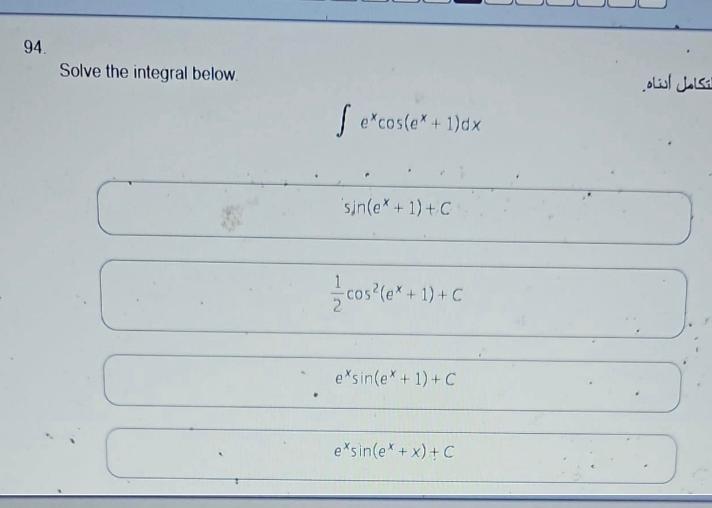 Solved Solve the integral | Chegg.com