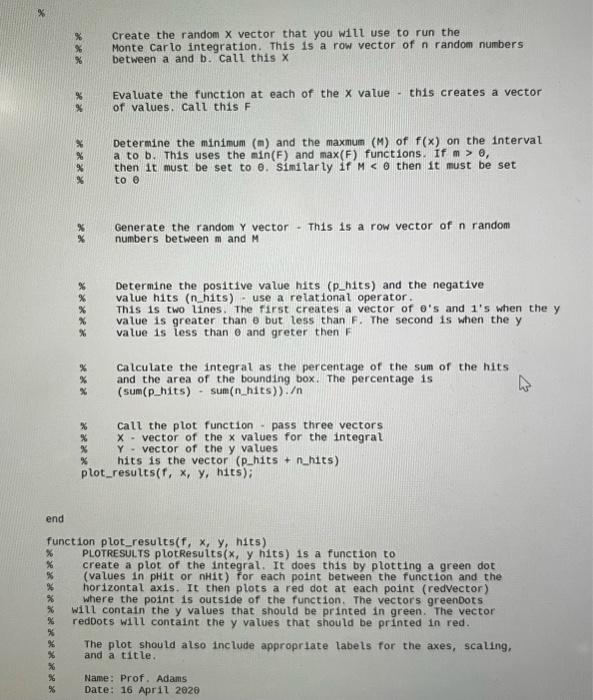 Solved write whole code in MATLAB only and use the last 3 | Chegg.com