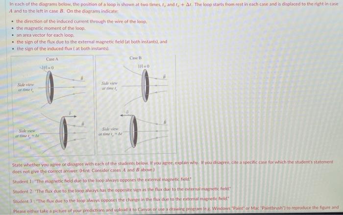 Solved In each of the diagrams below, the position at a loop | Chegg.com