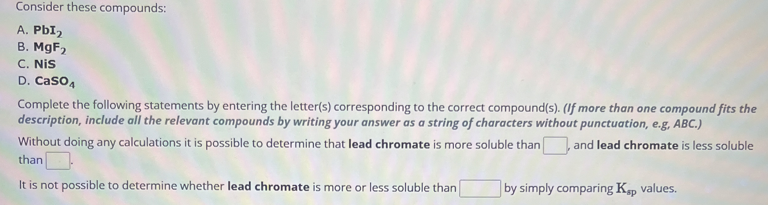 Solved Consider these | Chegg.com