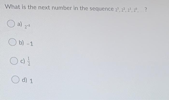 Solved What is the next number in the sequence 22, | Chegg.com