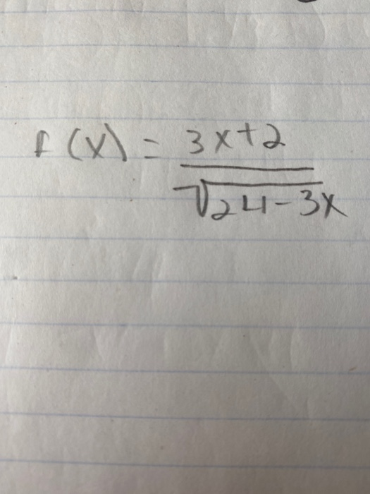 Solved f (x) - 3x12 724-34 | Chegg.com