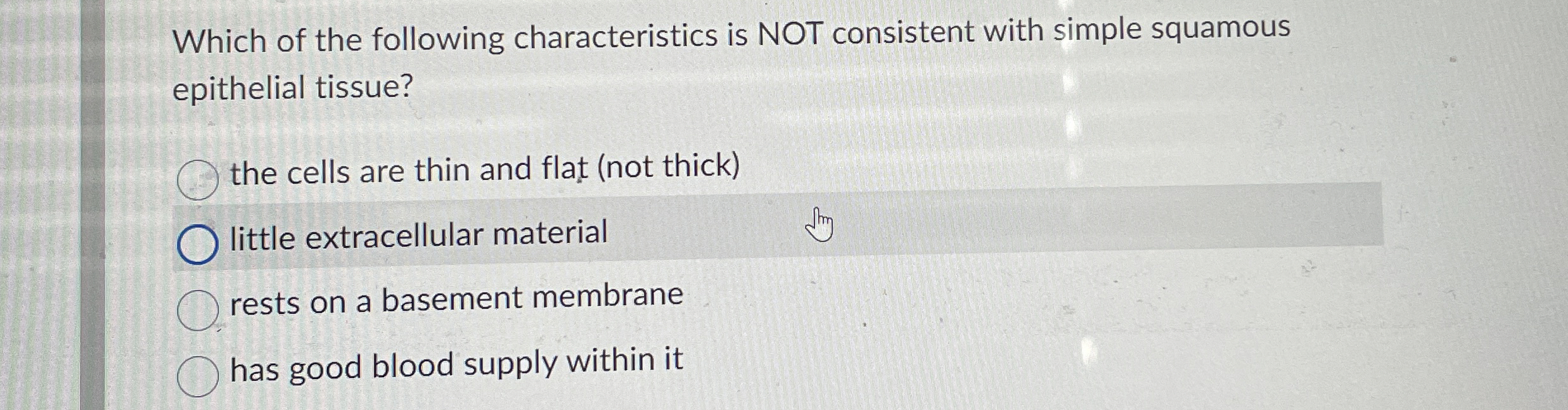 Solved Which of the following characteristics is NOT | Chegg.com