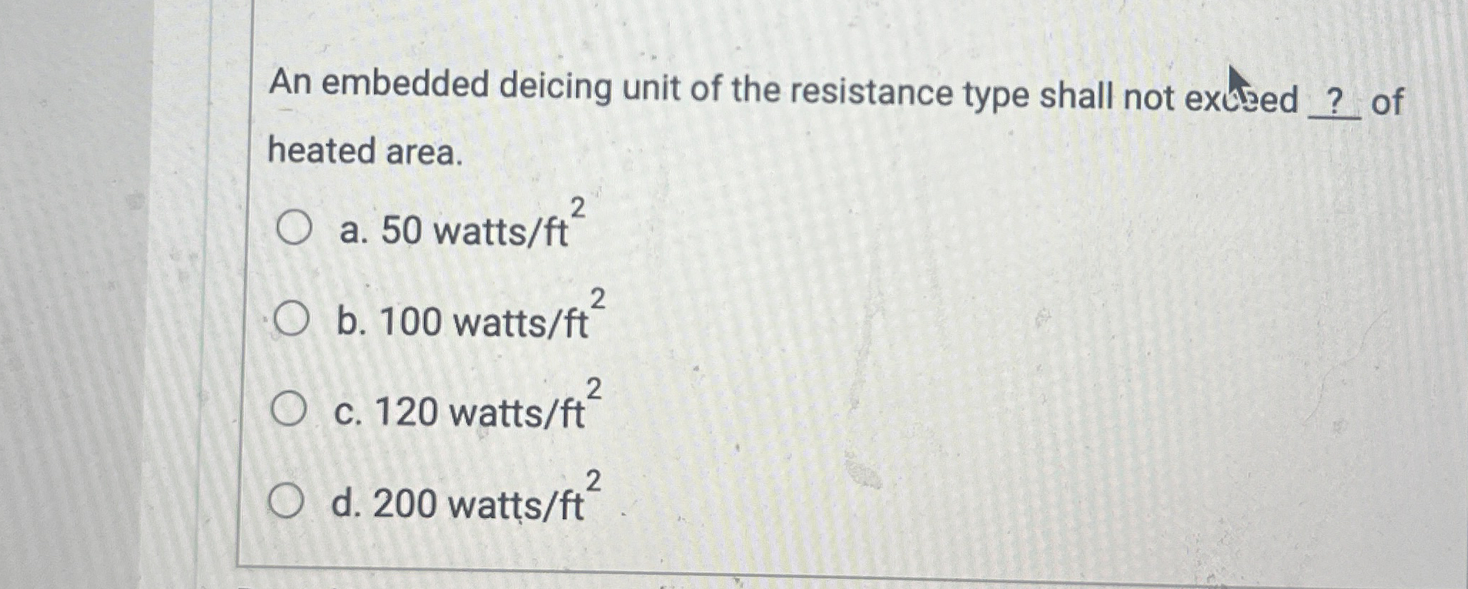 Solved An embedded deicing unit of the resistance type shall | Chegg.com