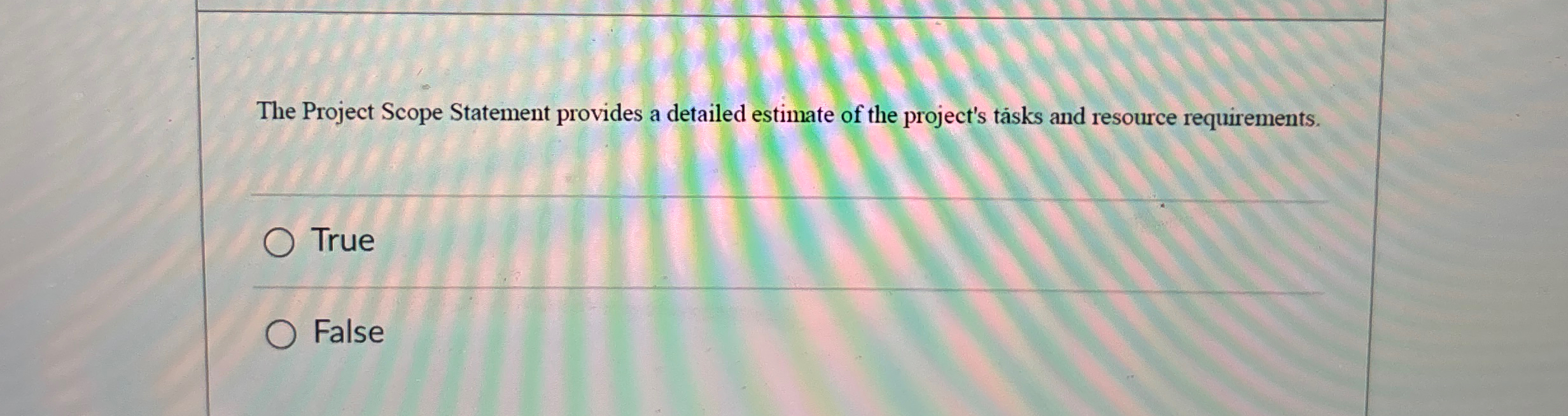Solved The Project Scope Statement provides a detailed | Chegg.com