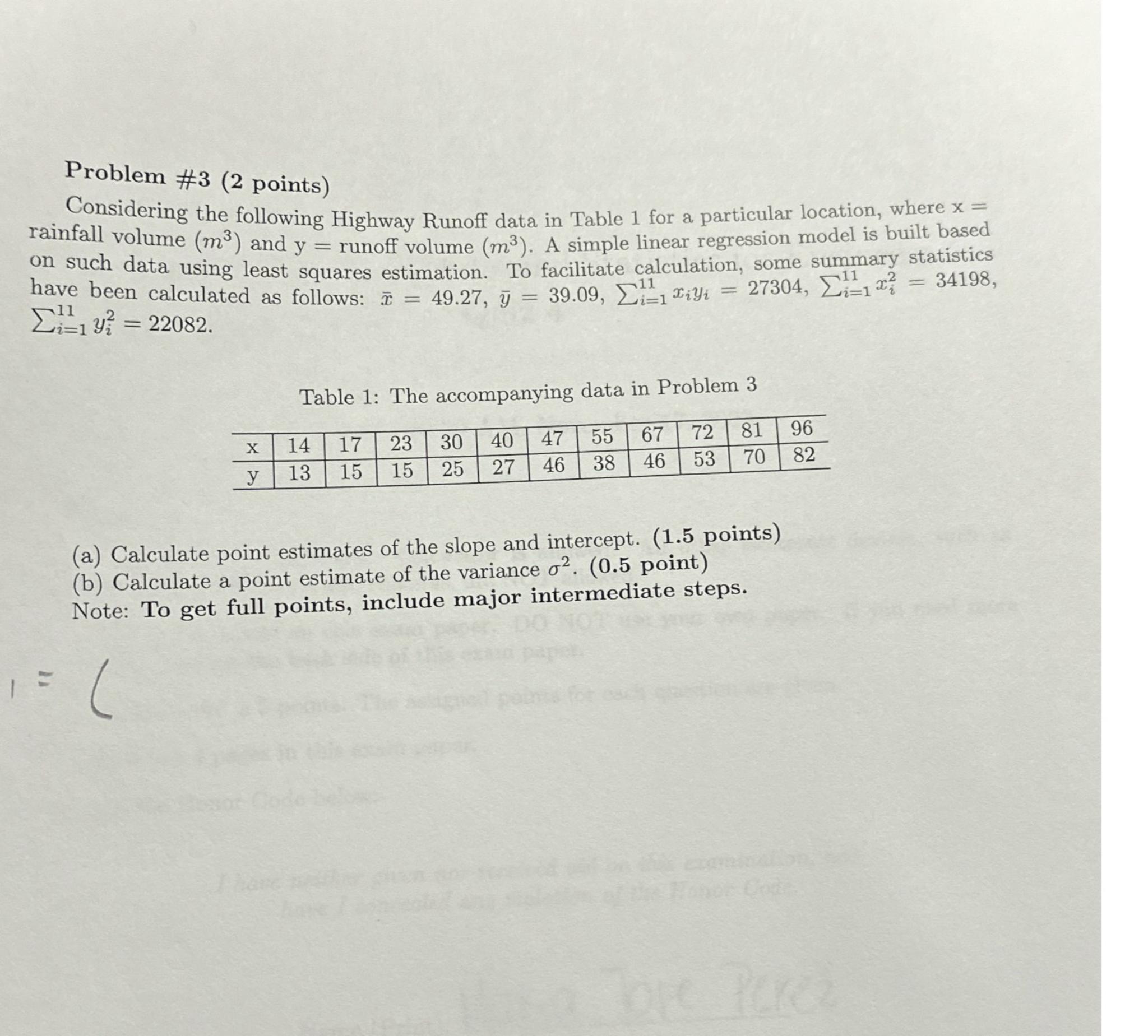 Problem #3 (2 ﻿points)Considering the following | Chegg.com