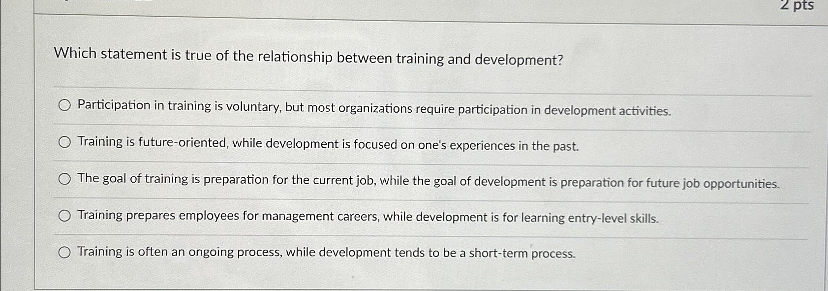 Solved Which statement is true of the relationship between | Chegg.com