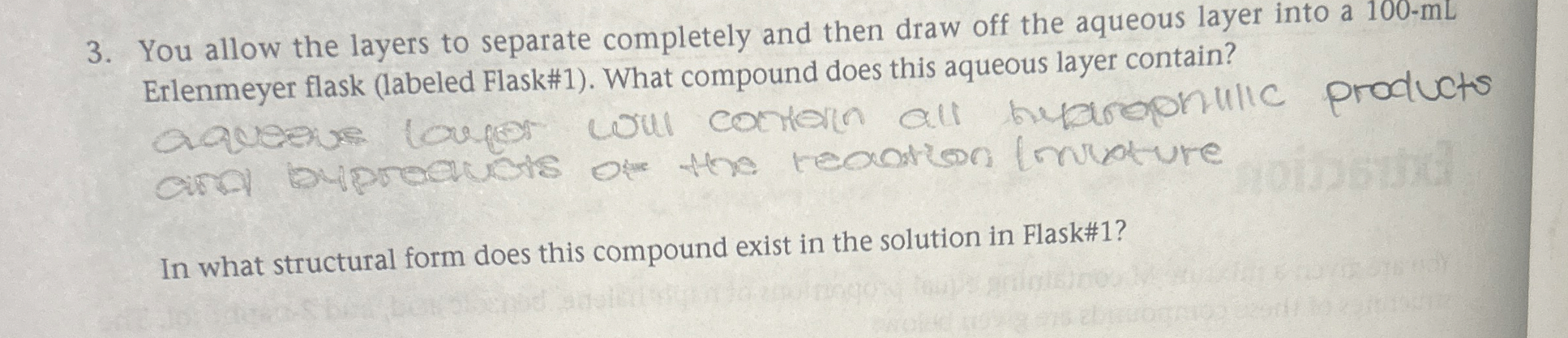 Solved You allow the layers to separate completely and then | Chegg.com