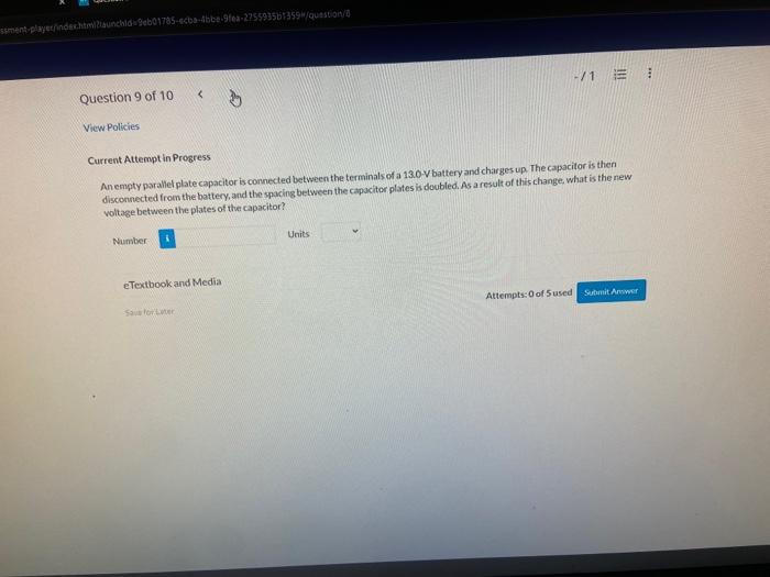 Current Attempt in Progress An empty paralief plate | Chegg.com