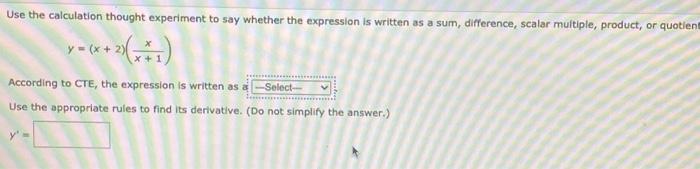 Solved Use the calculation thought experiment to say whether | Chegg.com