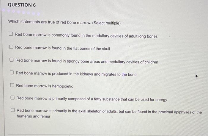 Which are true of bone? The articular cartilage that | Chegg.com