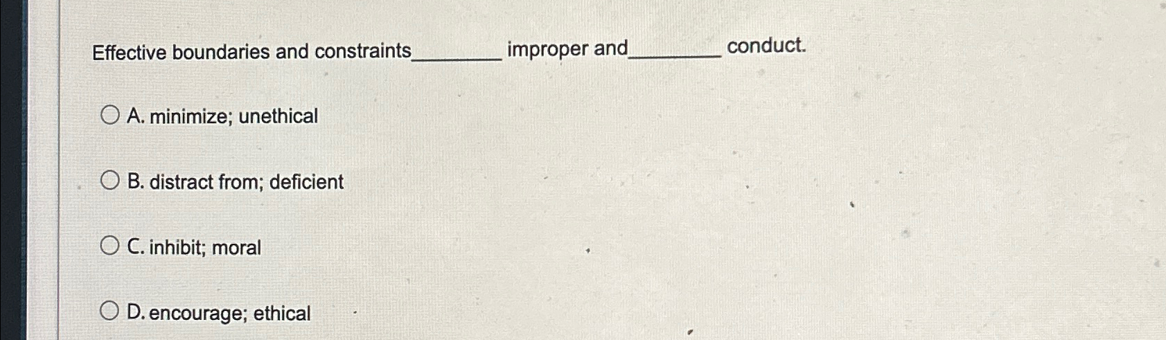 Solved Effective boundaries and constraints improper and | Chegg.com