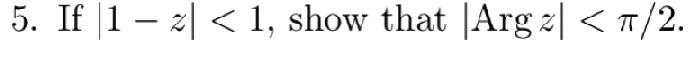 Solved 5. If ∣1−z∣