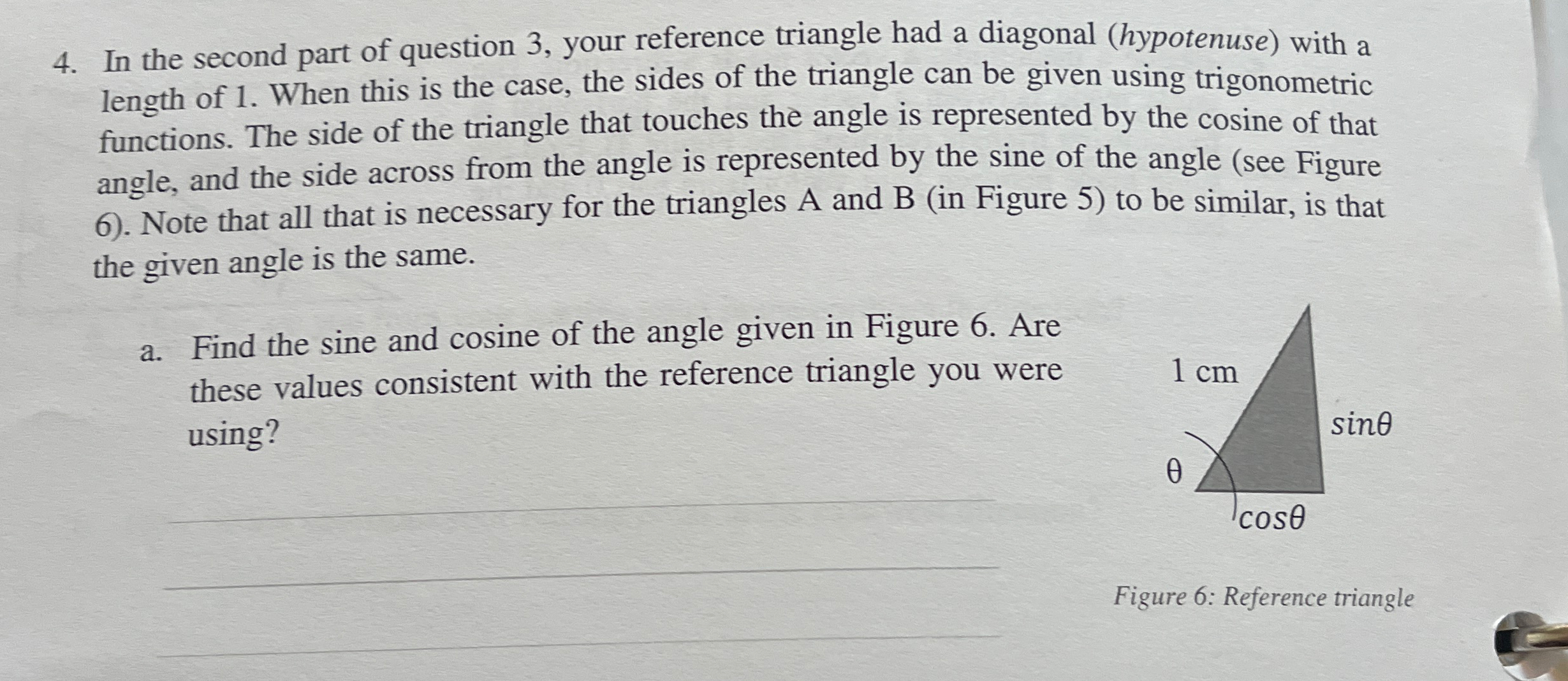 Solved In the second part of question 3, ﻿your reference | Chegg.com