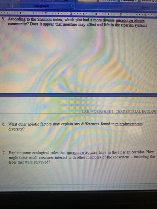 Solved 4. In order to compare subcommunities of | Chegg.com