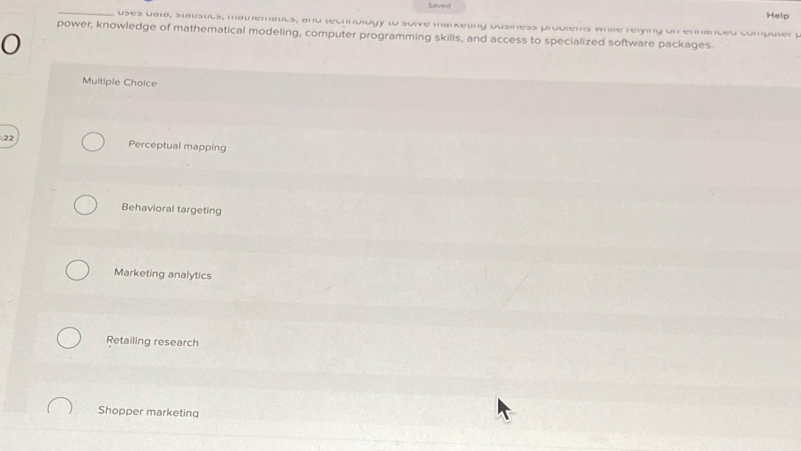 Solved SavedHelppower, knowledge of mathematical modeling, | Chegg.com