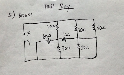 Solved 5.) ﻿GIVEN:FIND Rxy | Chegg.com