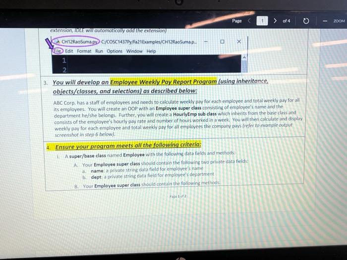 Solved in sain function definition def man() : emp1 = | Chegg.com
