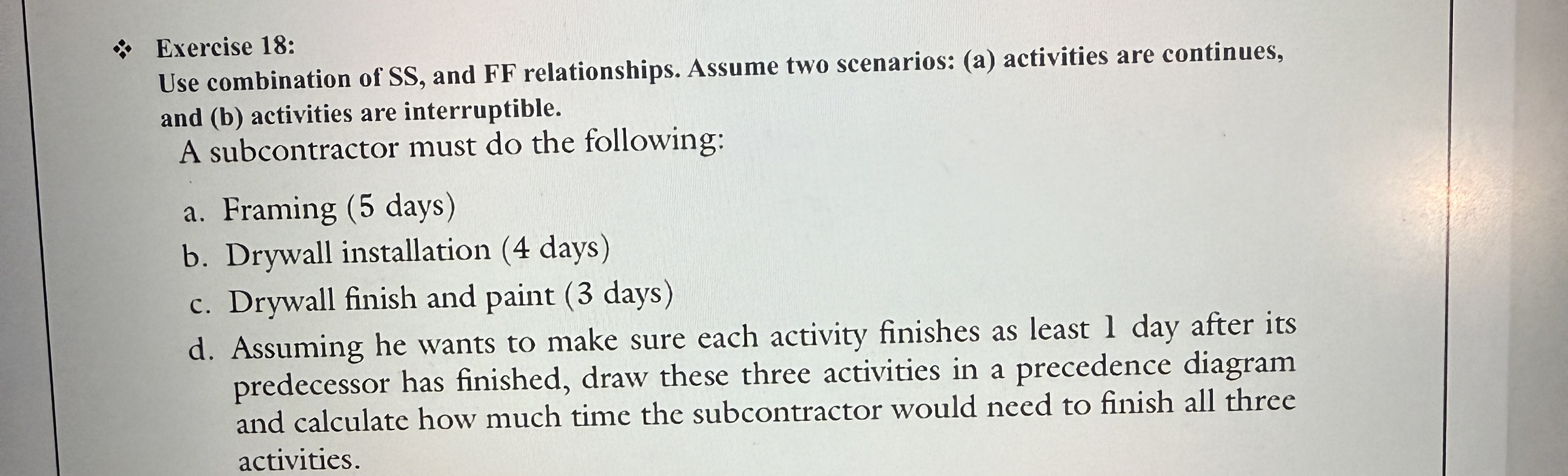 Solved Exercise 18:Use combination of SS, ﻿and FF | Chegg.com