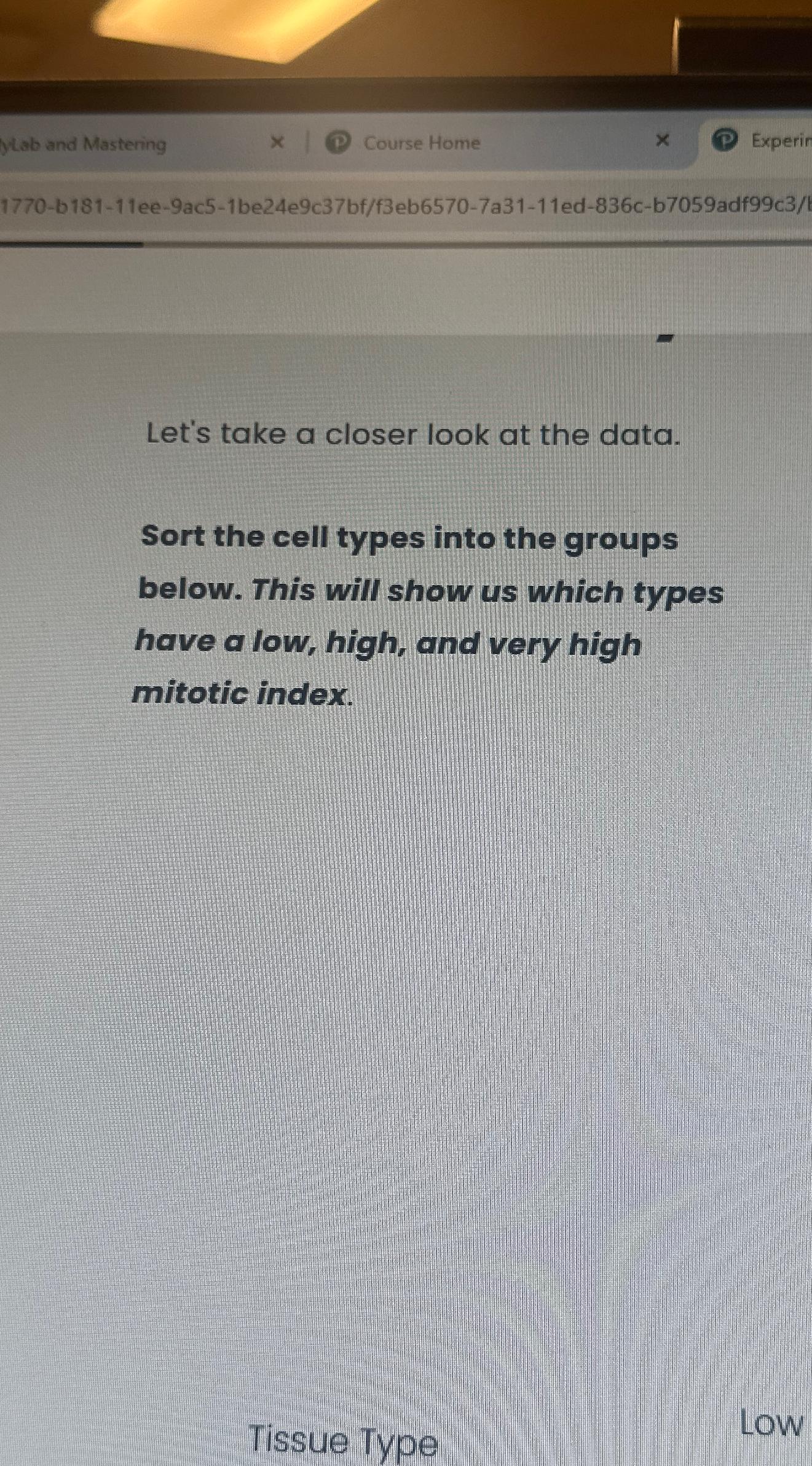 Solved Let's take a closer look at the data.Sort the cell | Chegg.com