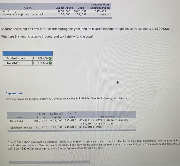 Solved what is the calculation for the 291 ordinary income | Chegg.com