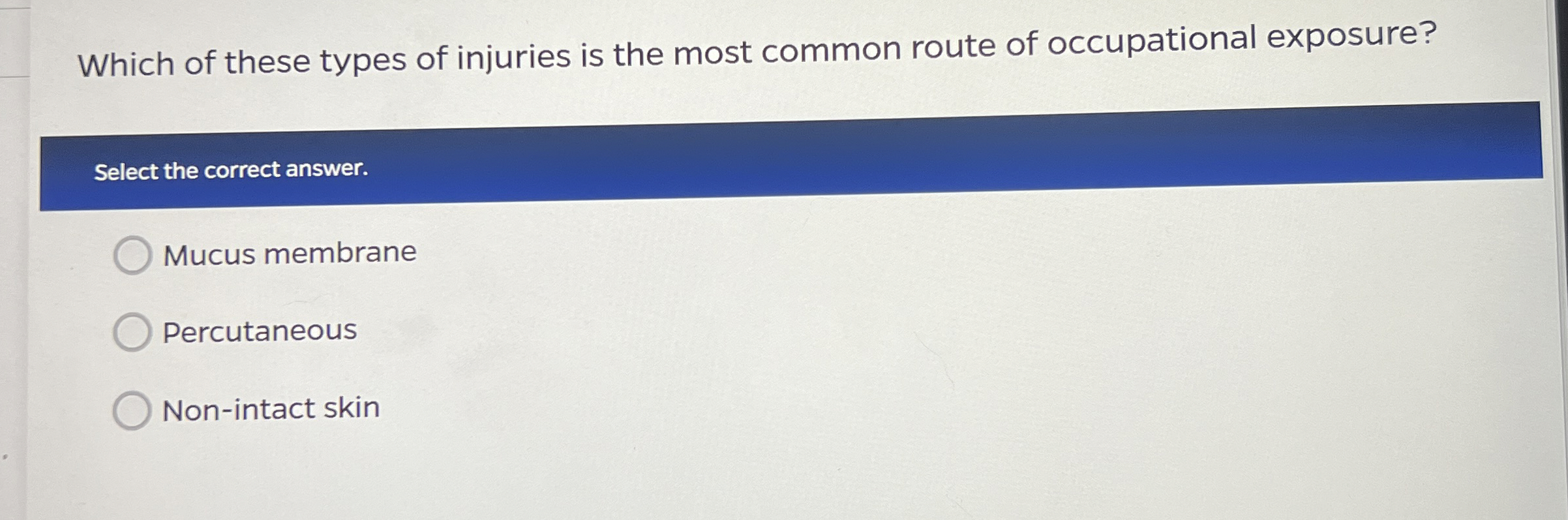 Solved Which of these types of injuries is the most common | Chegg.com