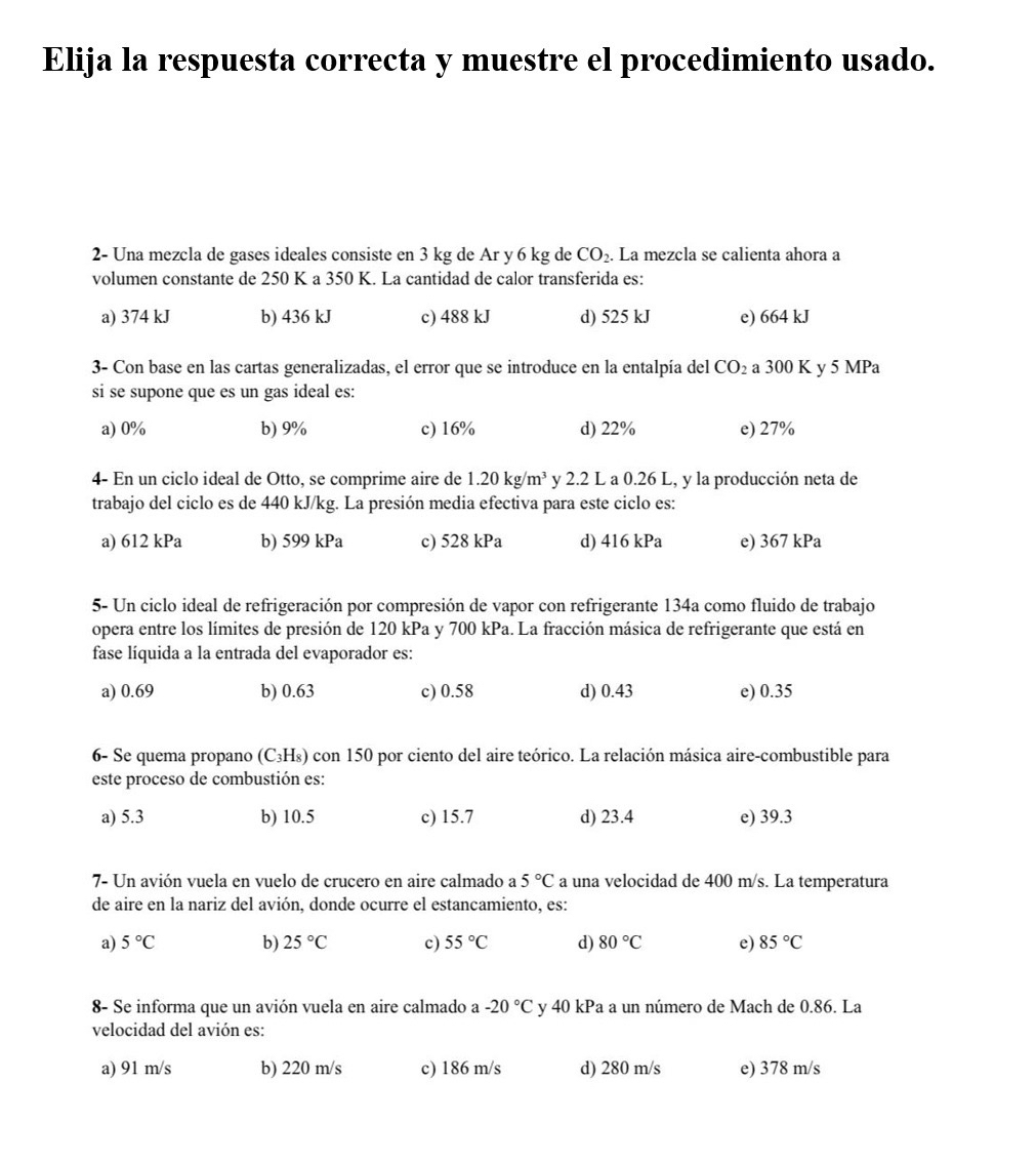 Solved Elija la respuesta correcta y muestre el | Chegg.com