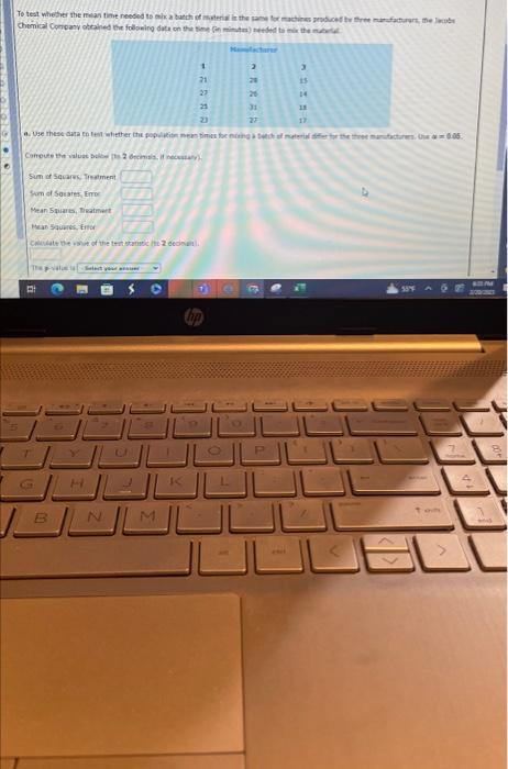 Solved Mean Squares, Treatment Mean Squares, Error Calculate | Chegg.com
