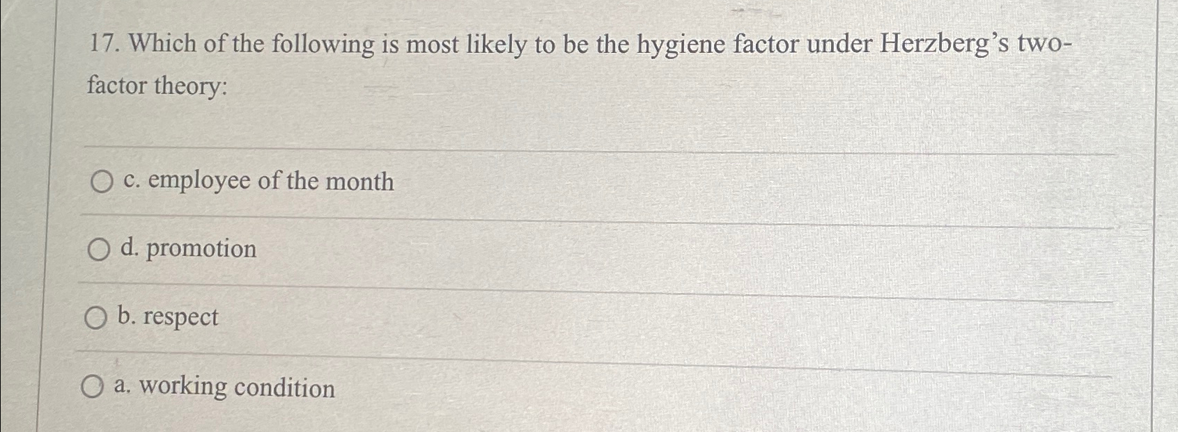 Solved Which of the following is most likely to be the | Chegg.com