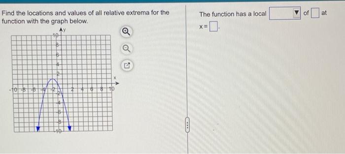Solved Find the locations and values of all relative extrema | Chegg.com
