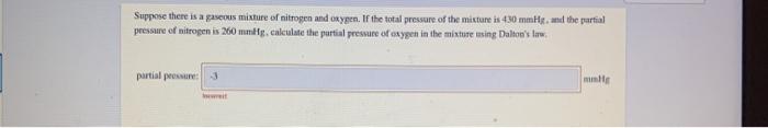 Solved Suppose there is a gaseous mixture of nitrogen and | Chegg.com