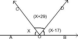 Solved Findthe value of x and hence determine the measure | Chegg.com