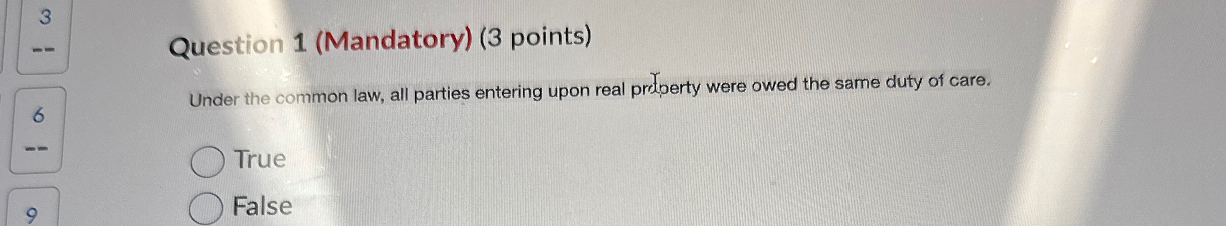 Solved 3Question 1 (Mandatory) (3 ﻿points)Under the common | Chegg.com