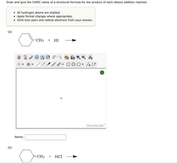 Solved Draw and give the IUPAC name of a structural formula | Chegg.com