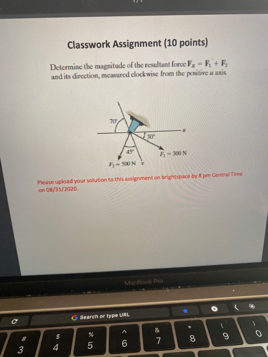 Solved Classwork Assignment (10 points) Determine the | Chegg.com