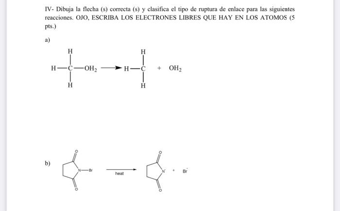 Solved IV- Dibuja la flecha (s) correcta (s) y clasifica el | Chegg.com Solved IV- Dibuja la flecha (s) correcta (s) y clasifica el | Chegg.com