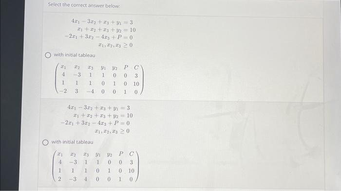 Solved Rewrite the following linear programming problem | Chegg.com