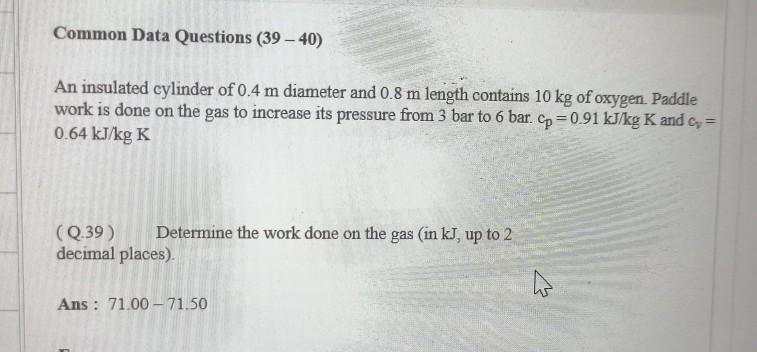 Solved I have a doubt whether .Work done is integral Pdv | Chegg.com