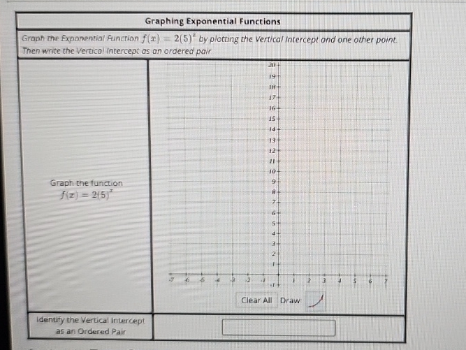 Solved Graphing Exponential FunctionsGraph the Exponential | Chegg.com Solved Graphing Exponential FunctionsGraph the Exponential | Chegg.com