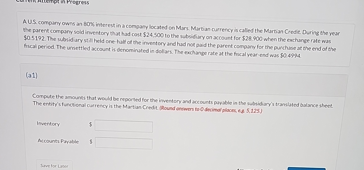 Solved calculate inventory and account | Chegg.com