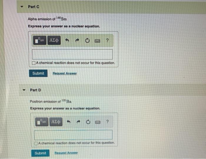 Solved Write balanced nuclear equations for the following | Chegg.com