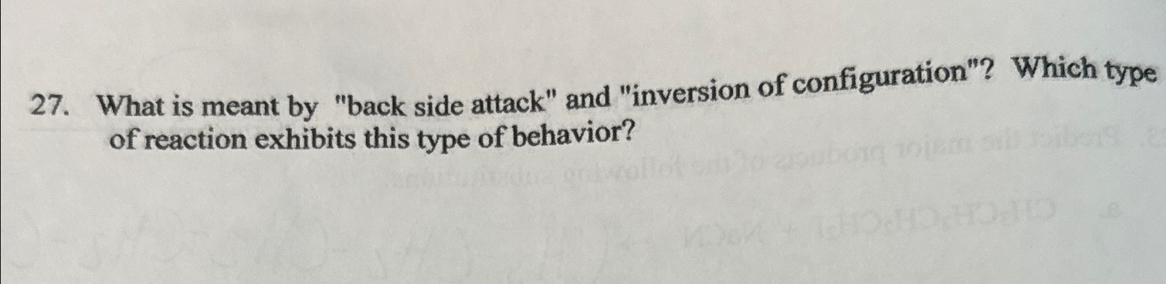 Solved What is meant by "back side attack" and "inversion of | Chegg.com