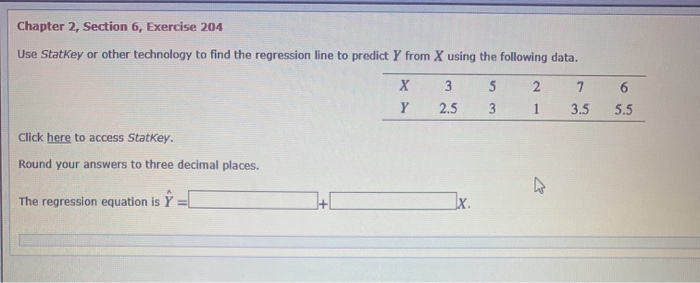 Solved Chapter 2 Section 6 Exercise 204 Use Statkey Or 4110