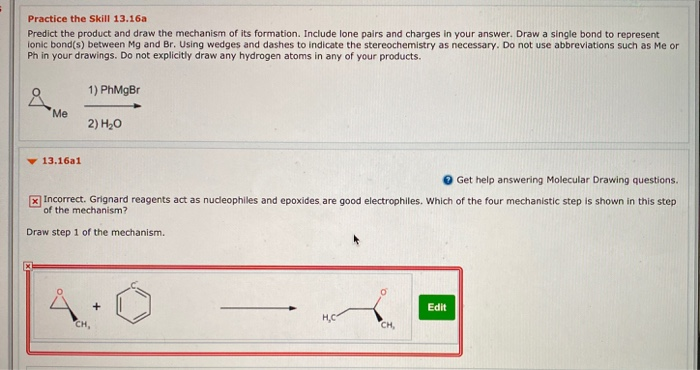 Solved Practice the Skill 13.16a Predict the product and | Chegg.com