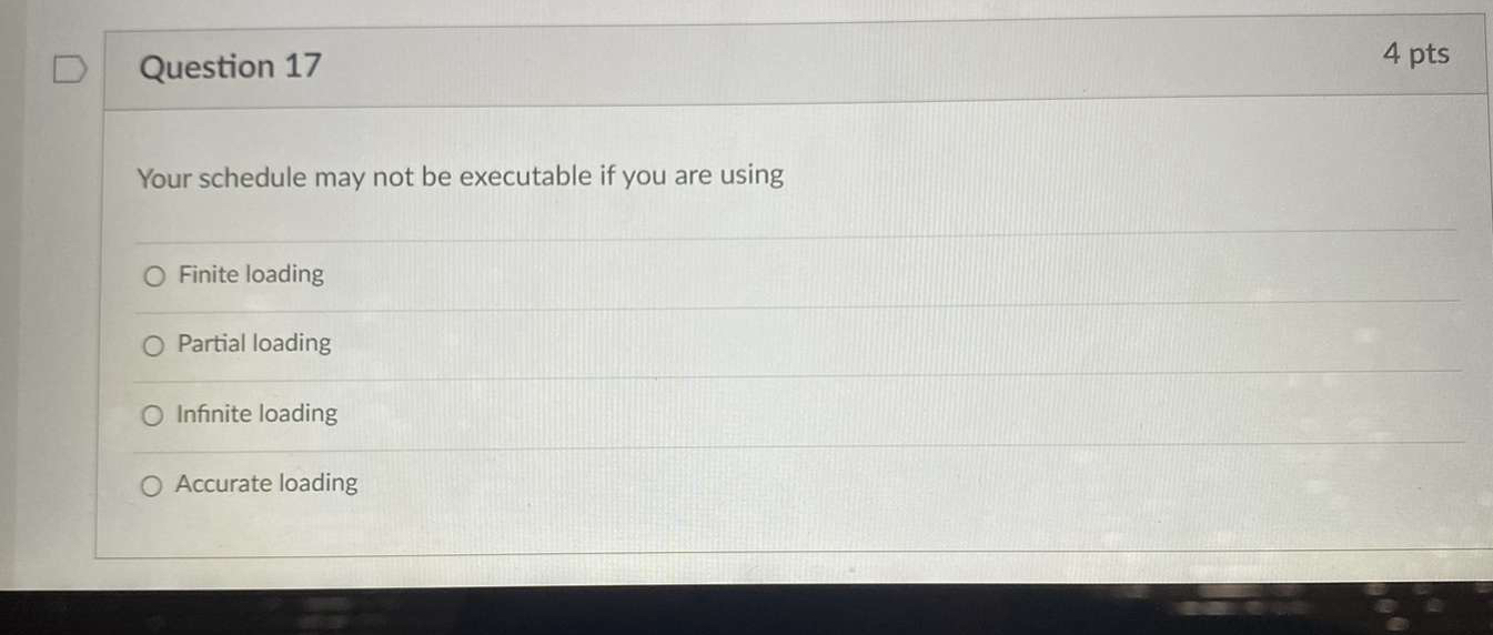Solved Question 174 ﻿ptsYour schedule may not be executable | Chegg.com