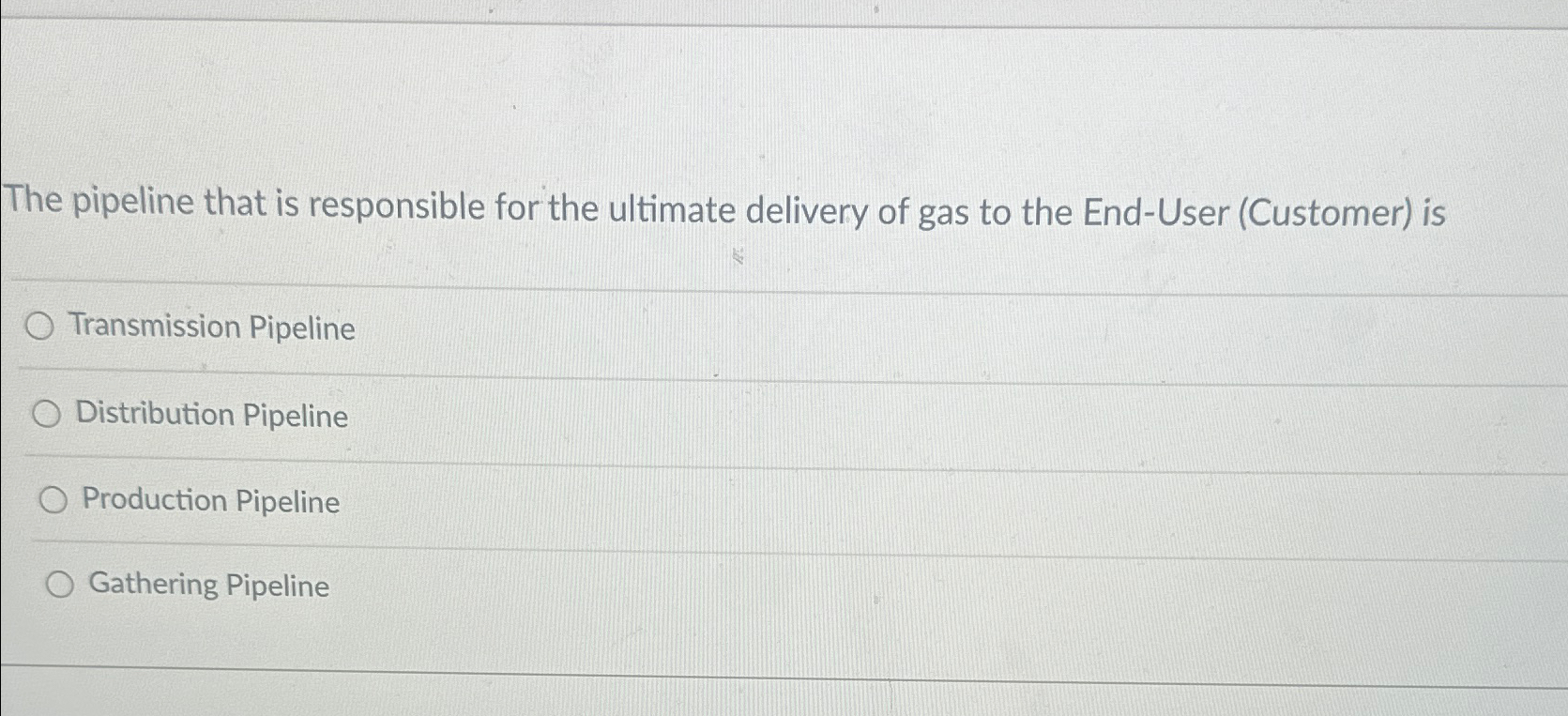 Solved The pipeline that is responsible for the ultimate | Chegg.com