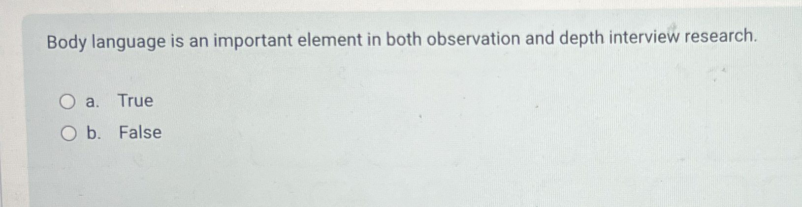 Solved Body language is an important element in both | Chegg.com