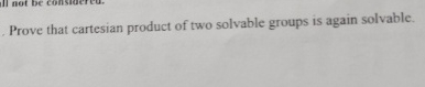 Solved Prove that cartesian product of two solvable groups | Chegg.com