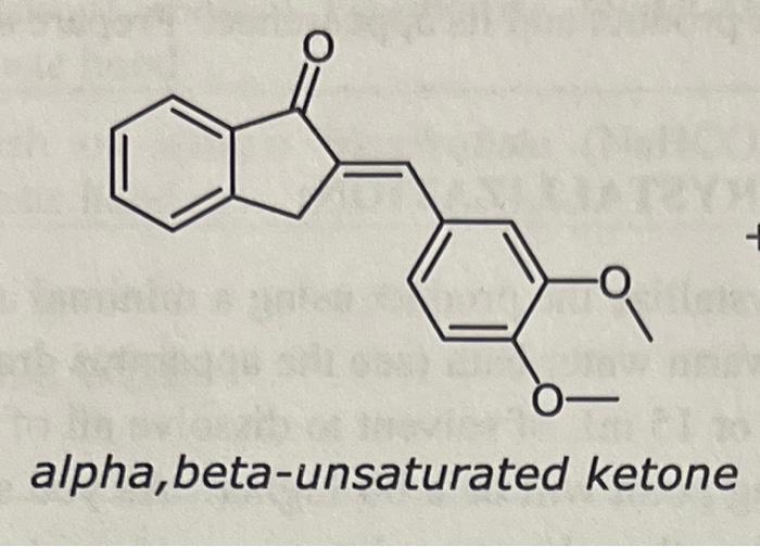 Solved alpha, beta-unsaturated ketone | Chegg.com